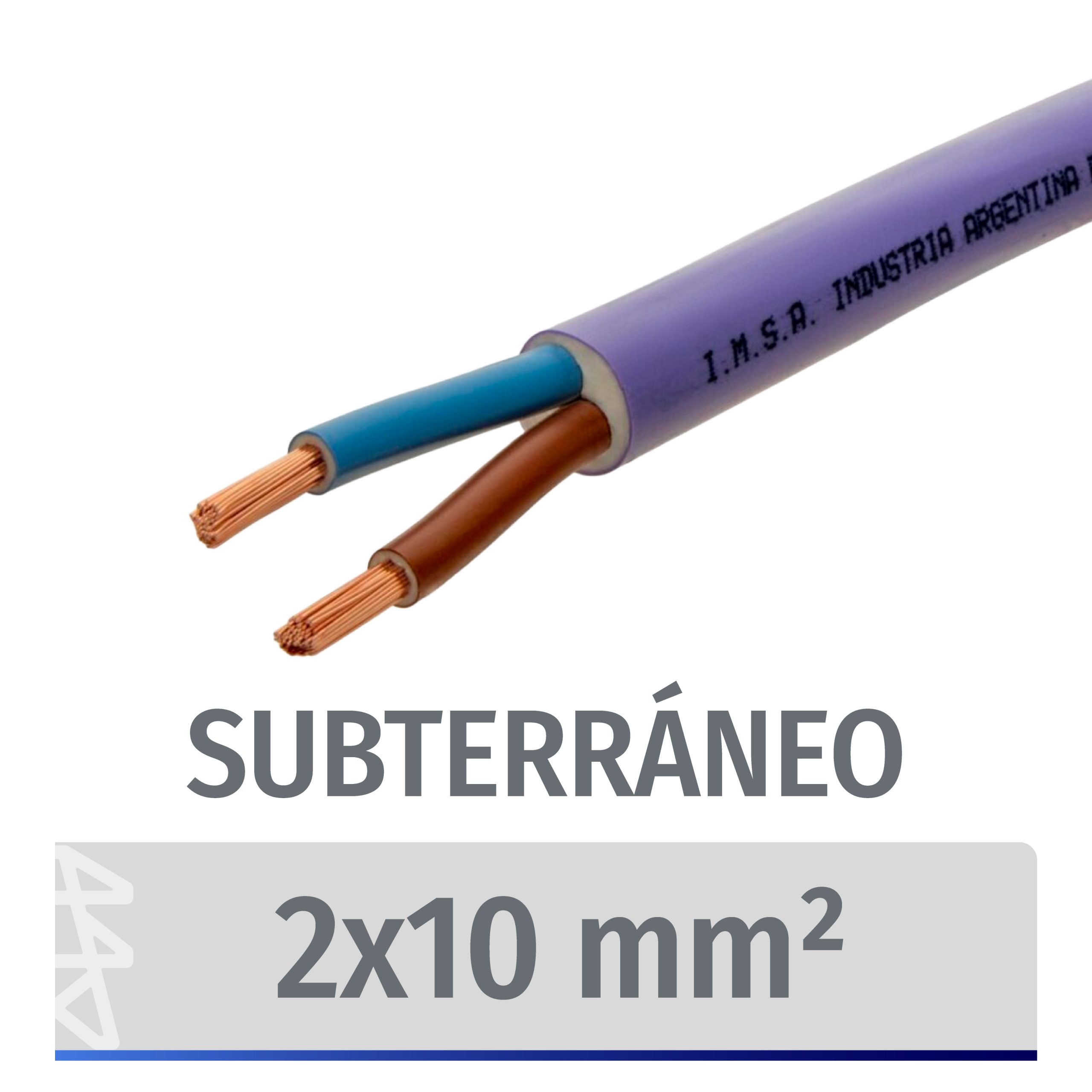 Conductor Subterráneo Imsa 2 x 10 mm² x Metro | NEA Eléctrica