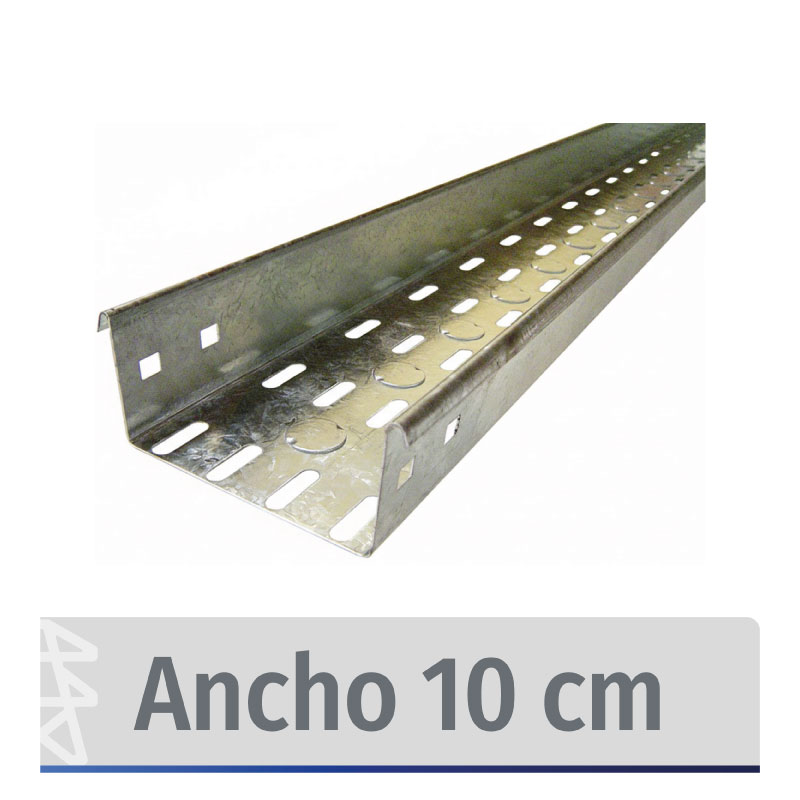 Bandeja Perforada 10 cm Tramo Recto 3m Elece | NEA Eléctrica